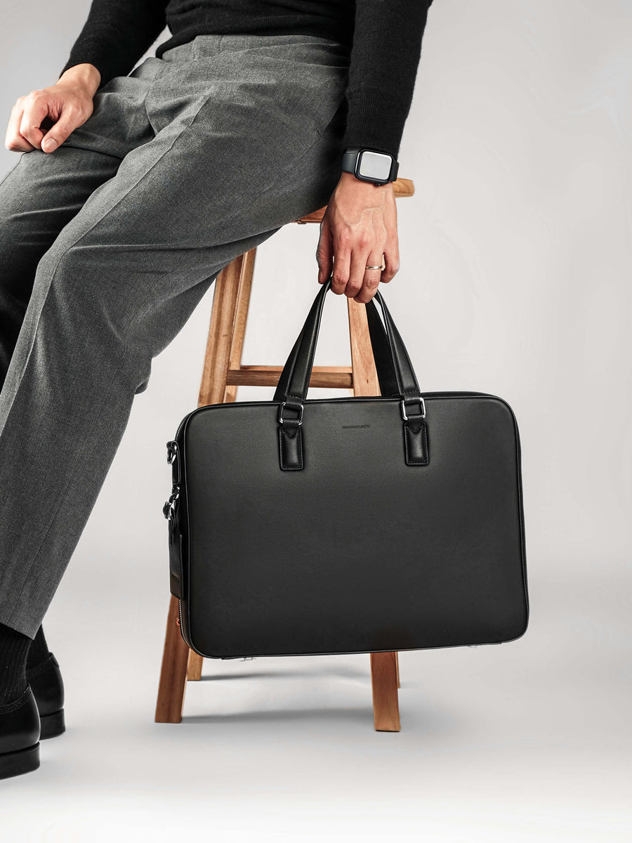 Windsor Deluxe Leather Briefcase – Maverick & Co.